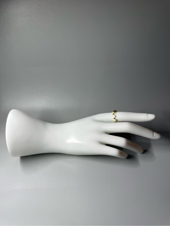 Uncommon James | Jewelry | Gold Zigzag Minimal Ring Women Jewelry ...